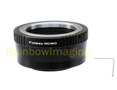 M42 42mm Screw Lens to Micro 4/3 m43 Adapter GF5 GF6 GX1 GX2 GX7 GM1 ...