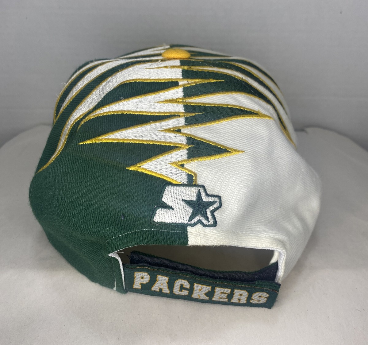 Vintage 90s Green Bay Packers Starter Collision NFL Pro Line SnapBack ...