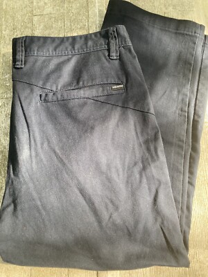 Volcom FRICKIN MODERN FIT CHINOS PANT Dark Navy 36x28 Tailored & Hemmed ...