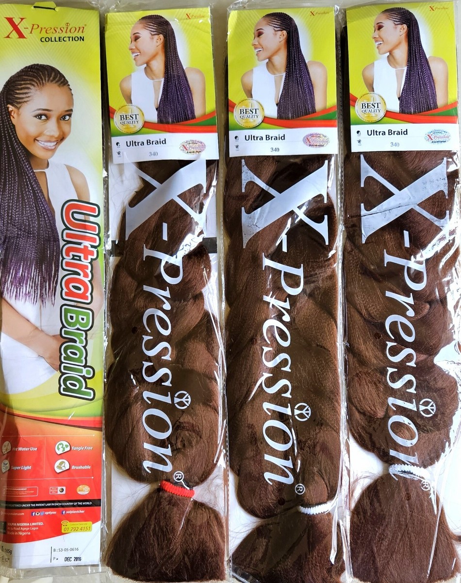 Not Synthetic Xpression Braiding Hair African Knotless Braids