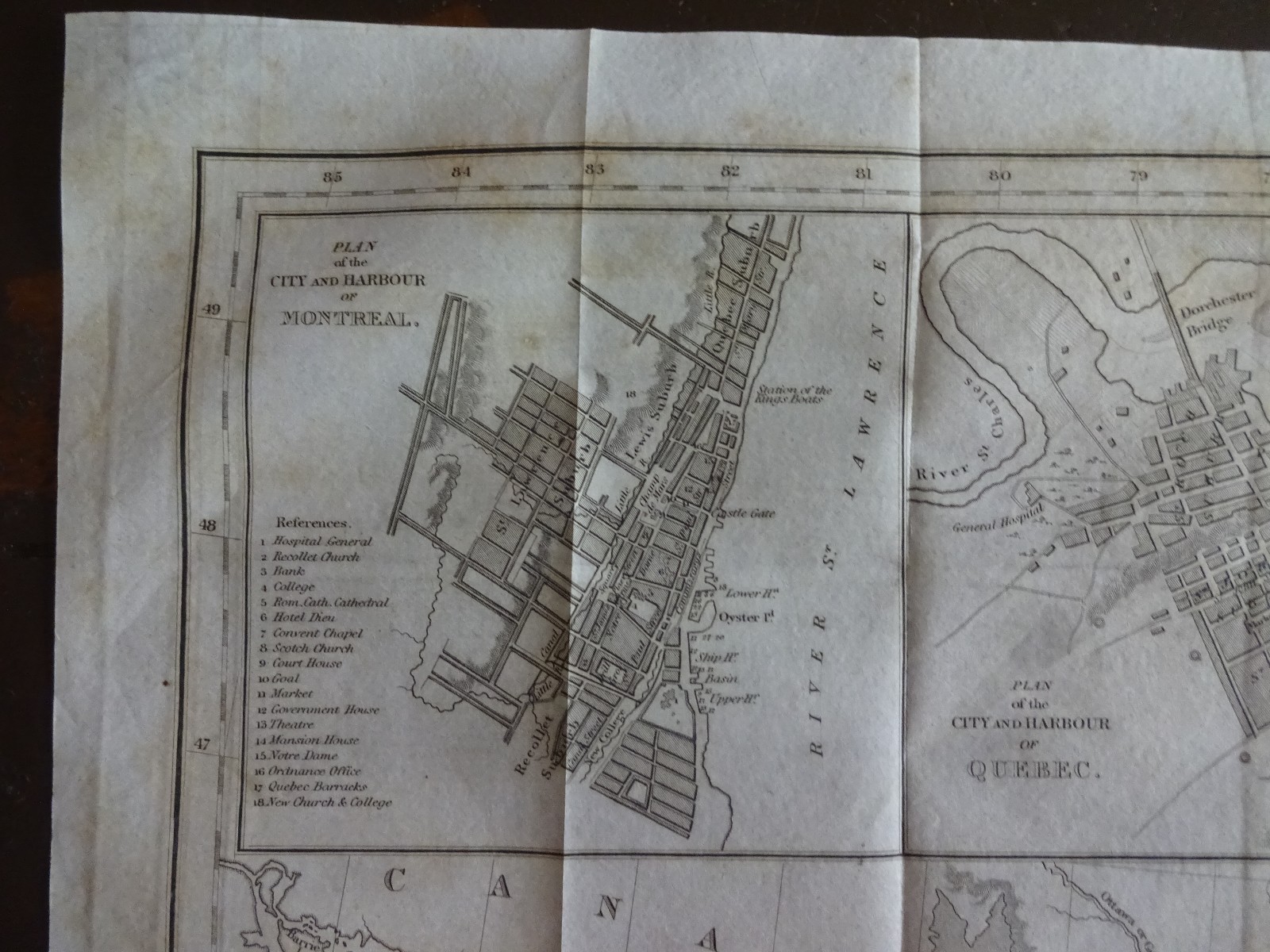 1843 Map of British Possessions in North America w/Part of the US | eBay
