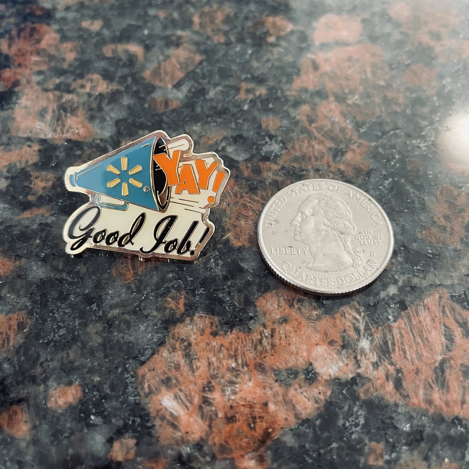 Yay! Good Job Walmart Pin | eBay