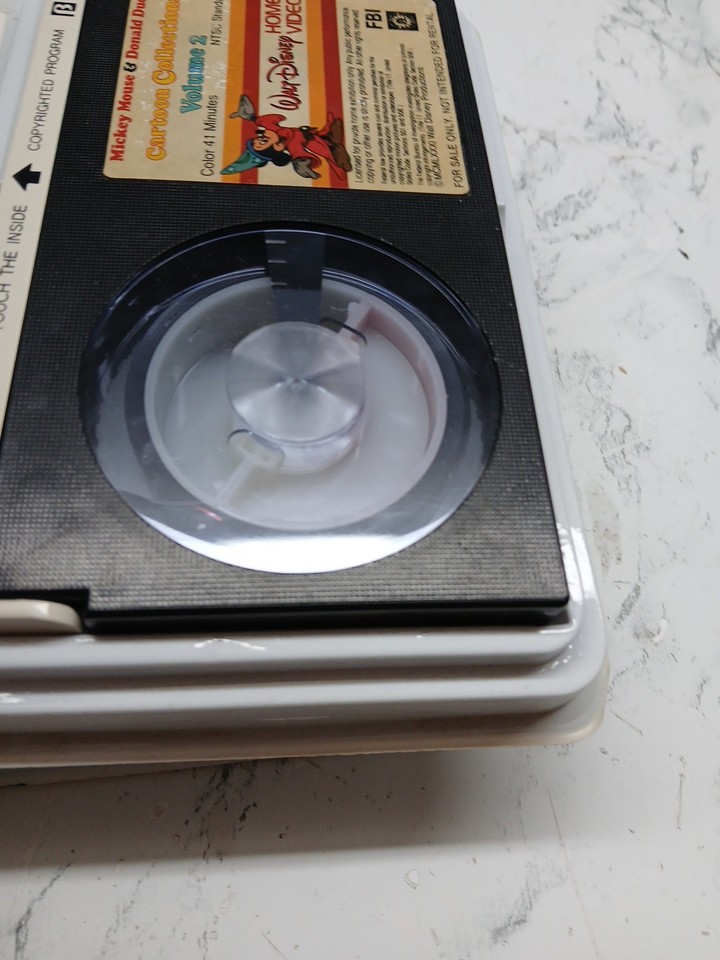Lot of (6) Walt Disney BETA Home Video Mickey, Pluto,Donald,Chipmunks ...