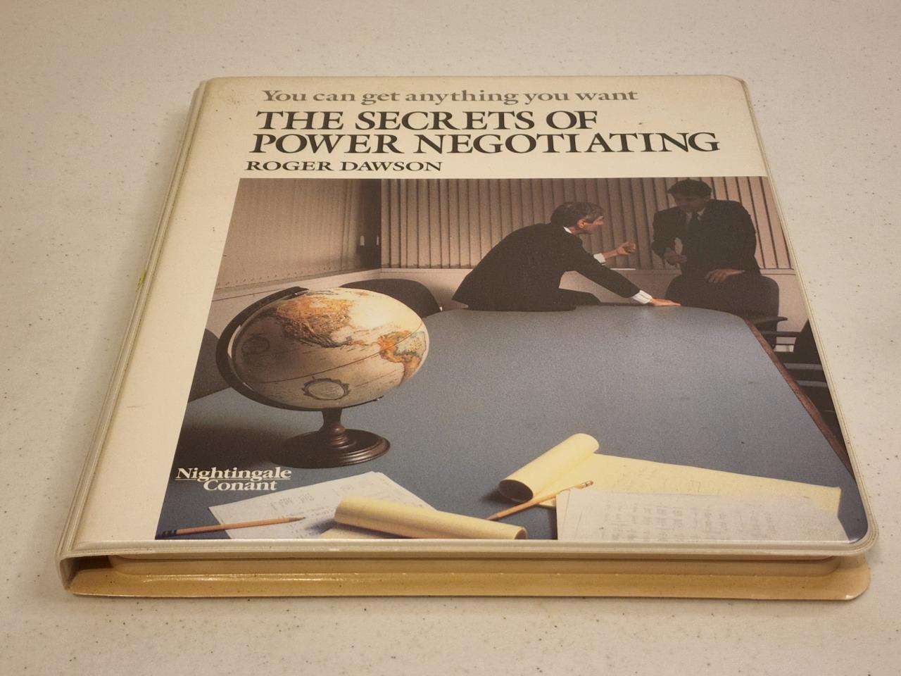 The Secrets Of Power Negotiating Roger Dawson Nightingale CASSETTE ...