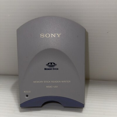 Sony MSAC-US1 Memory Stick Card Reader/Writer USB Made In Japan VTG | eBay