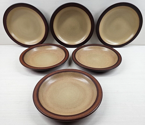 6 Pc Heath Mojave Fifth Decade Salad Plate Set Vintage California Retro ...