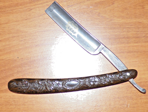 Rare Oak Leaf Straight Razor With Fancy Handle William Enders Mfg. Co ...