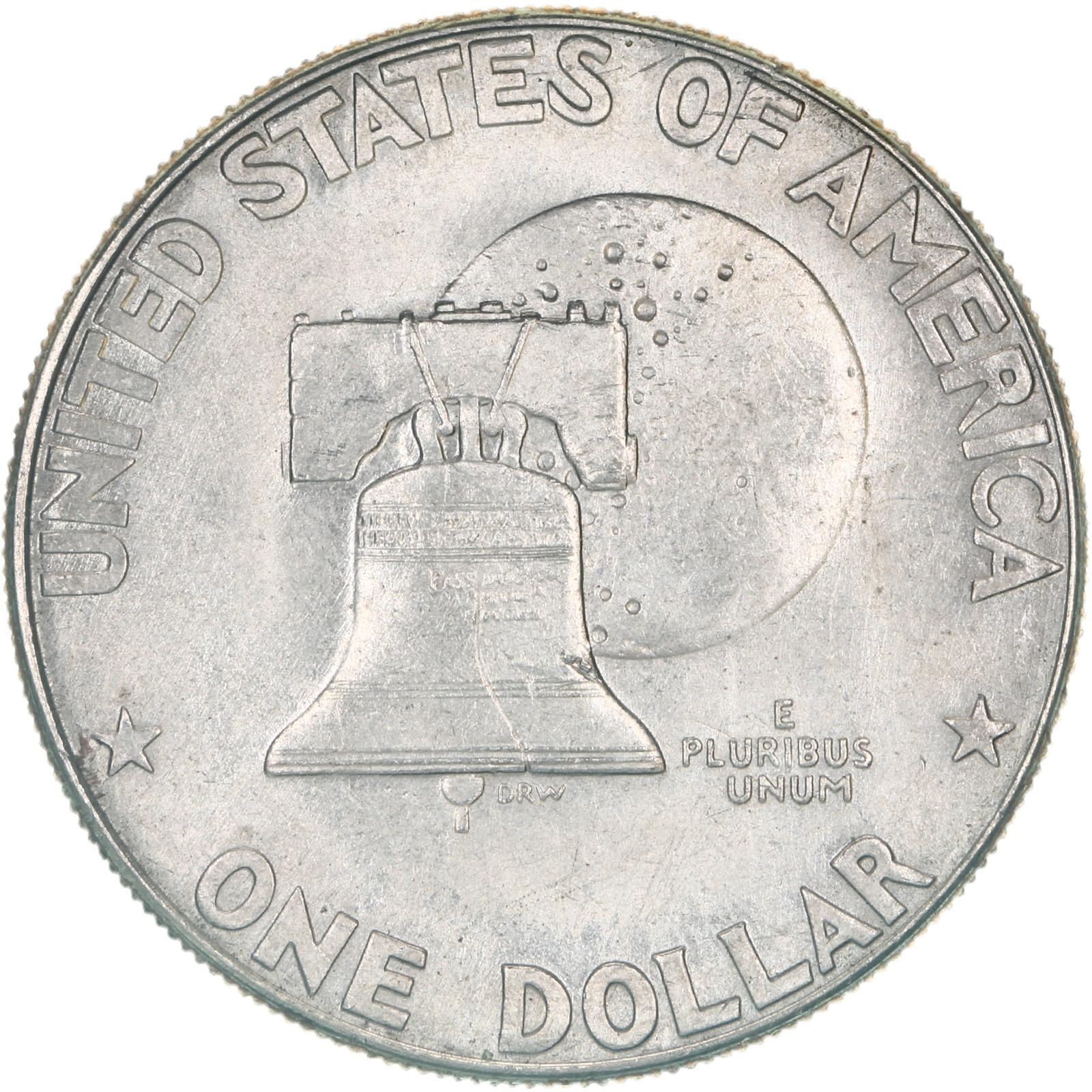 1976 D Eisenhower Bicentennial Dollar Type 1 AU Ike | eBay