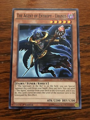 The Agent of Entropy - Uranus DUEA-EN036 YuGiOh! Card 1st Ed Mint ...