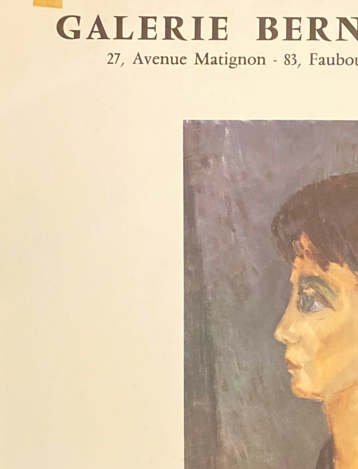 JANE PERRÉE ORIGINAL ART POSTER PRINT EXHIBITION GALERIE BERNHEIM-JEUNE 1972 | eBay