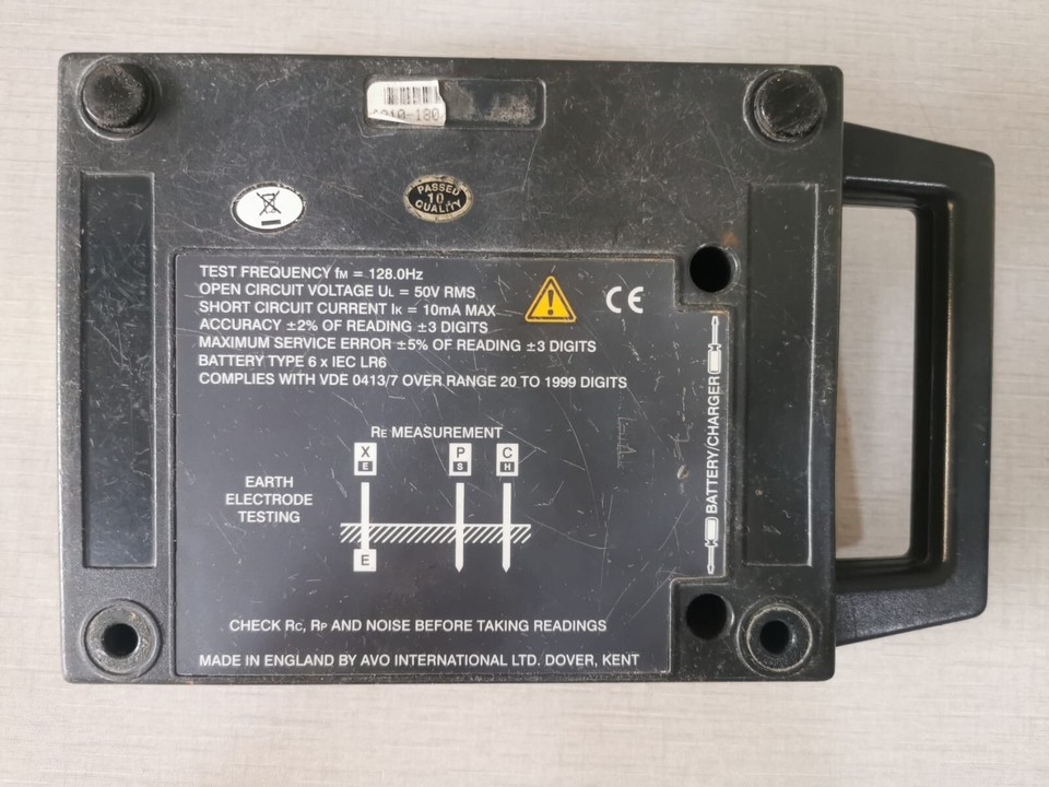 AVO Megger DET62D Earth Tester - Without Accessories | eBay