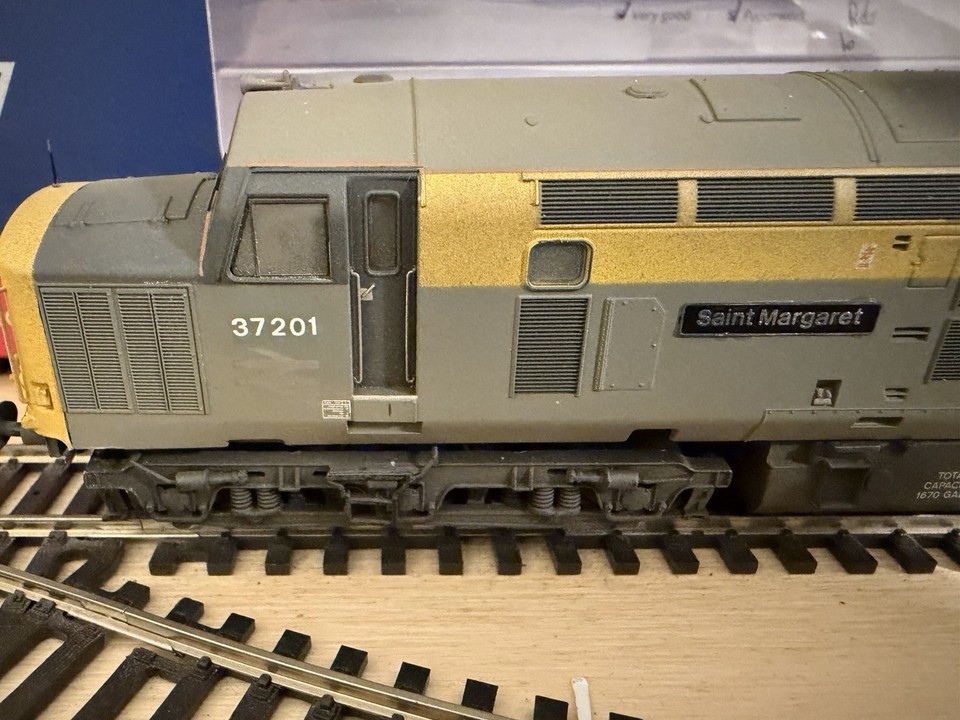 Bachmann 32-785DS Ex transrail Weathered Class 37 Project SOUND fitted ...