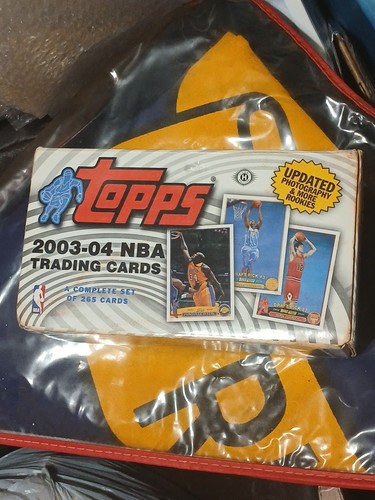 2003-2004 Topps NBA Trading Cards – Complete Set 265– Unsealed (Opened ...
