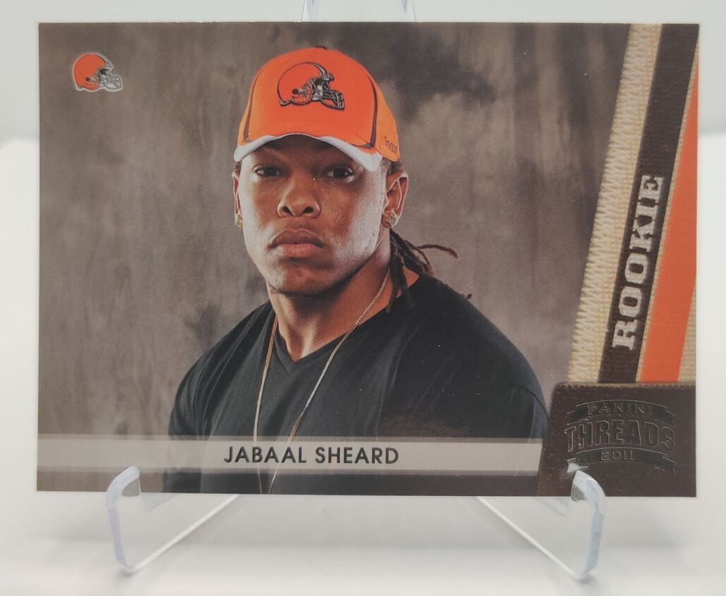 2011 Panini Threads Football Card #191 Jabaal Sheard Rookie RC ...