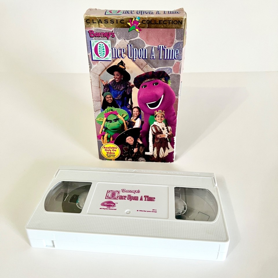 Lot Of 3 Barney Classic Collection VHS All Aboard Once Upon A Time ...