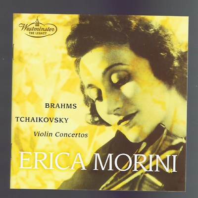 ERICA MORINI CD BRAHMS TCHAIKOVSKY VIOLIN CONCERTOS | eBay