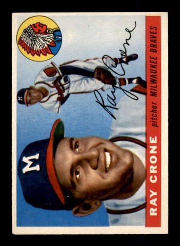 1955 Topps #149 Ray Crone EXMT/EXMT+ Braves 553426 | eBay
