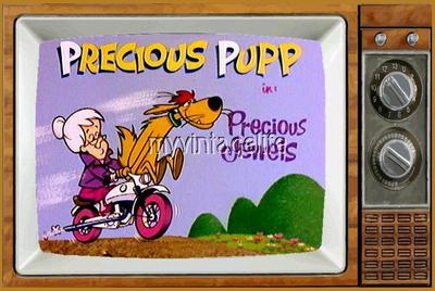 PRECIOUS PUPP TV Fridge MAGNET 2" x 3" art SATURDAY MORNING CARTOONS | eBay