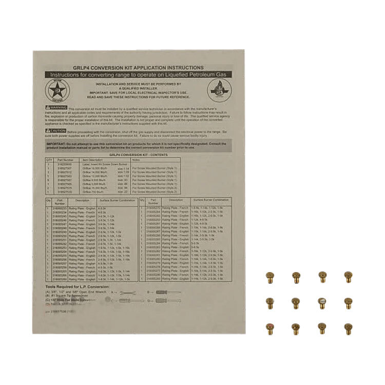 ForeverPRO GRLP4 Lp Conversion Kit for Frigidaire Appliance 2319698 ...