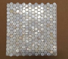 11pcs Fish Scale Shell Mosaic Tile Mother of Pearl Kitchen Backsplash ...