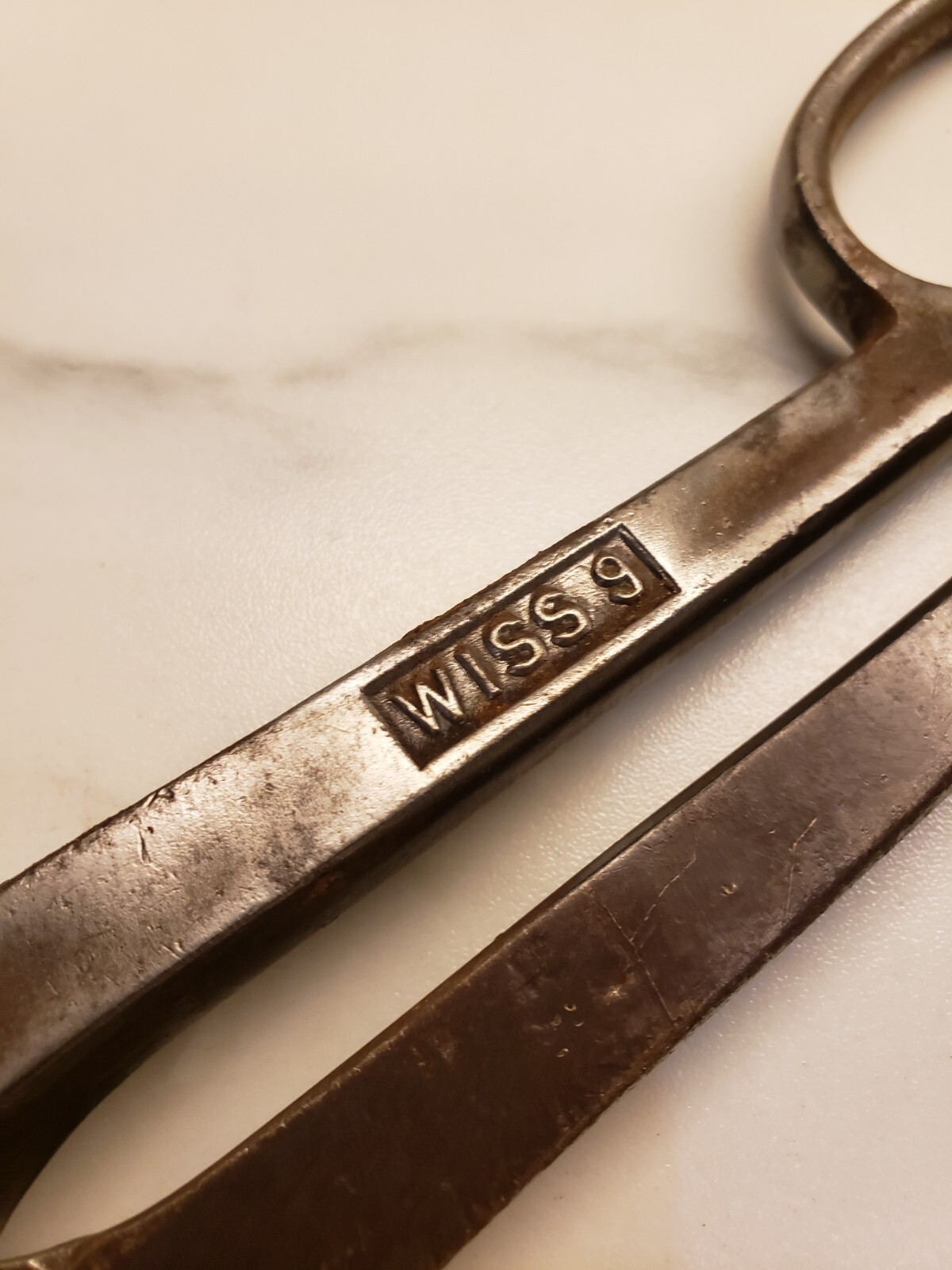 Vintage WISS USA #9 High Carbon Inlaid Blades 13" Tin Snips Sheet Metal ...