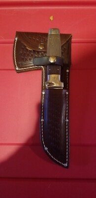 Case Tested XX Knife Axe Combo 1920-40 Walnut Handle Custom Sheath | eBay
