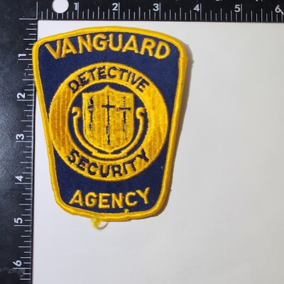 Detective Security, Vanguard Agency Patch. 4x5 Inches. Great Condition ...