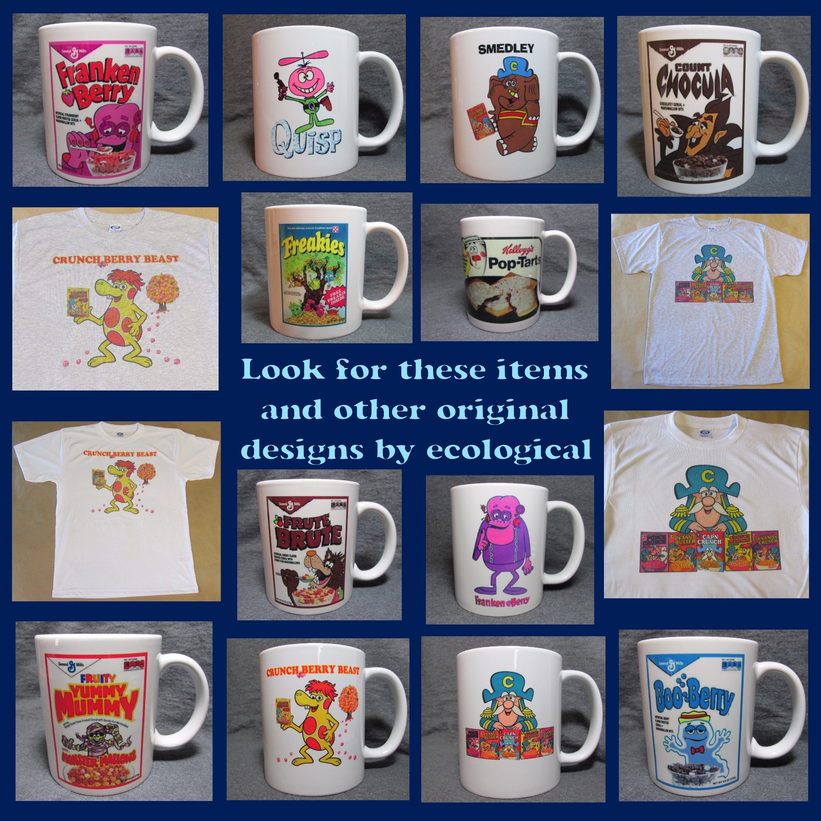 Count Chocula Cereal Box Coffee Cup, Mug - GM Classic - Sharp - COLLECT ...