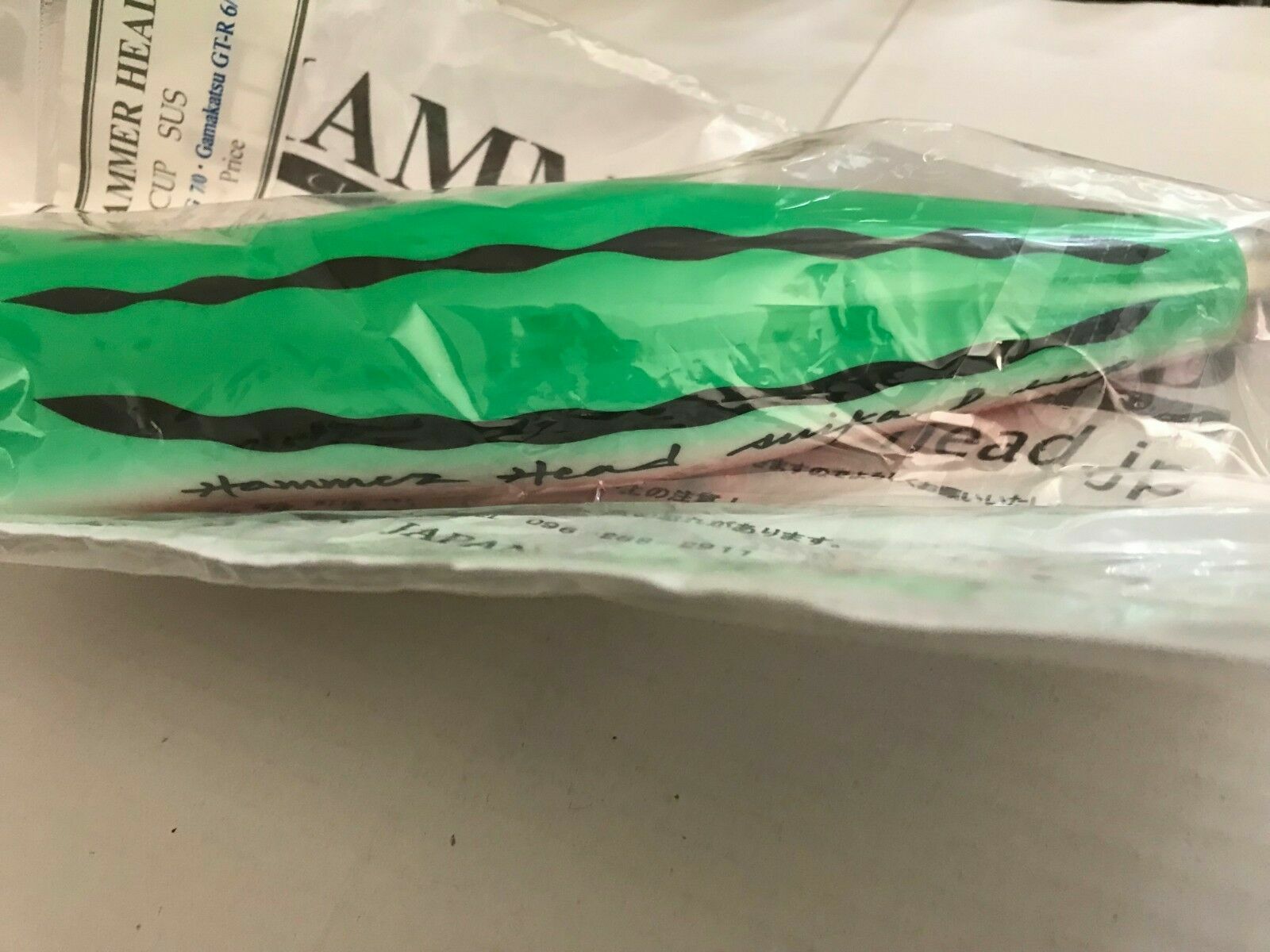 Hammerhead D Cup SUS Watermelon Giant Trevally Fishing Popper Lure Made ...