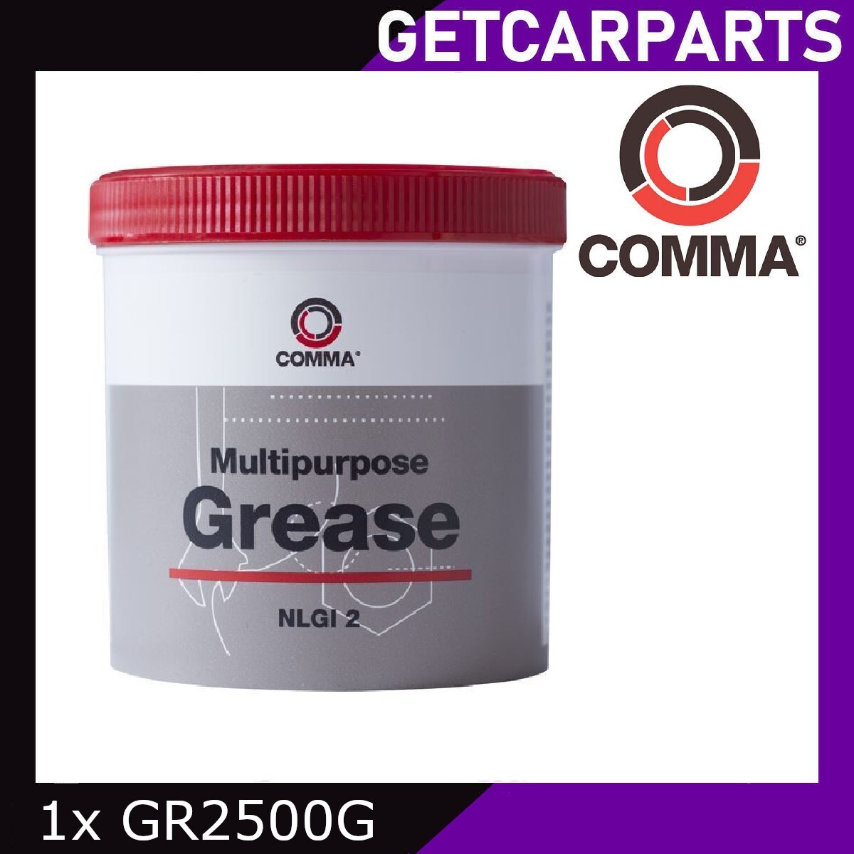 Comma Multipurpose Lithium Bearing Grease - 500g - GR2500G | eBay UK