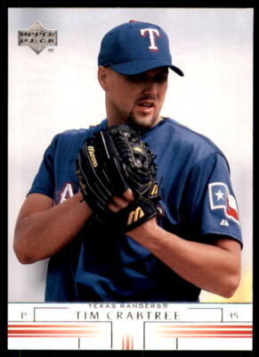 2002 Upper Deck Tim Crabtree #161 Texas Rangers | eBay