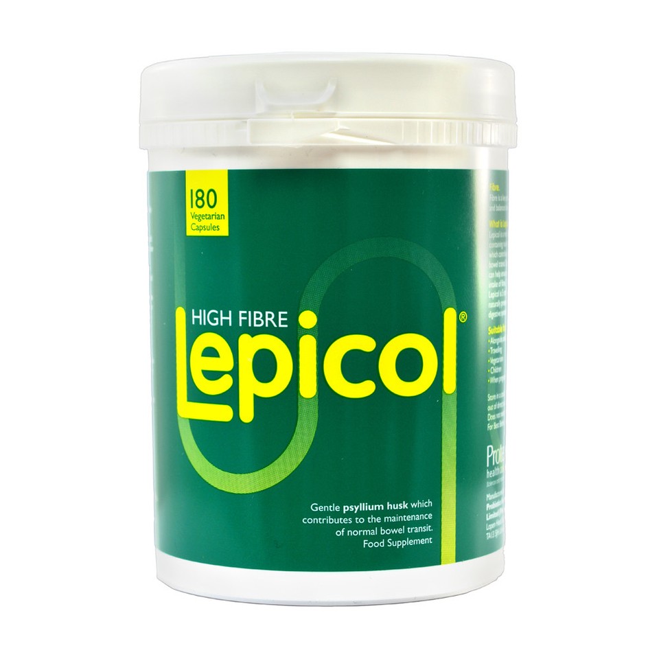 Lepicol High Fibre 180 Vegetarian Capsules for Bowel Regularity | eBay