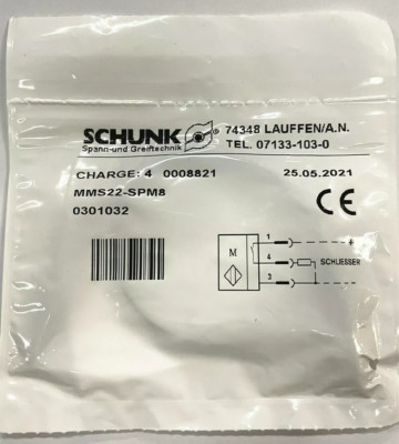 Genuine SCHUNK Sensor MMS22-SPM8 0301032 | eBay