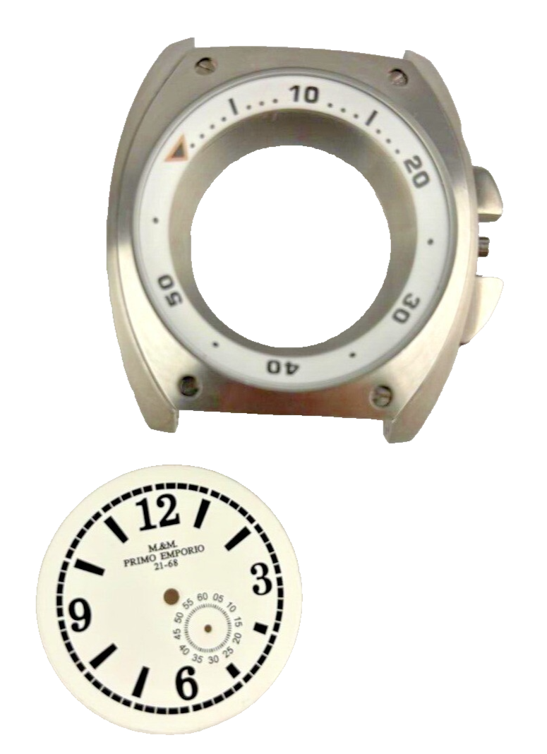 Watch Case And Dial Automatic Movement Steel Men 49Mm For Spare Parts ...