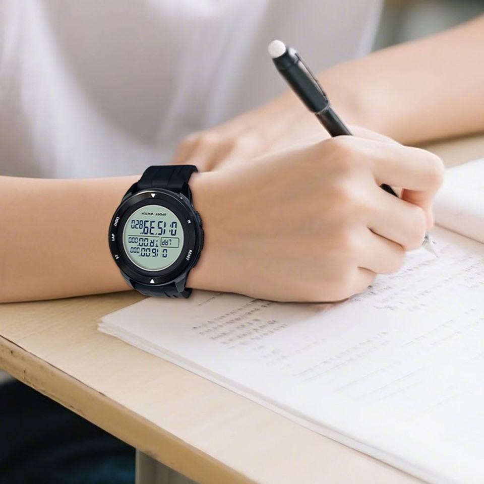 Football Referee Watch with Stopwatch and Digital Metronome for Night ...