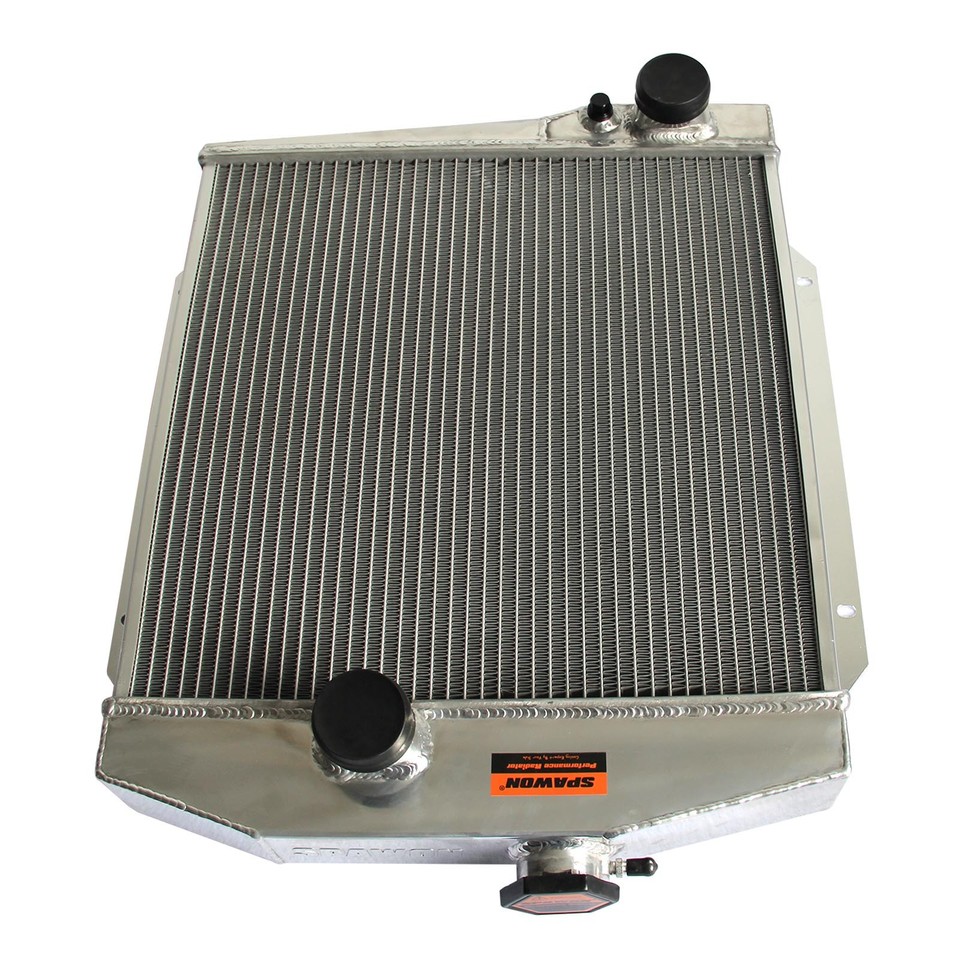 SPAWON 6167 Aluminum Radiator For International Scout 1961-1971 3.2L L4 ...