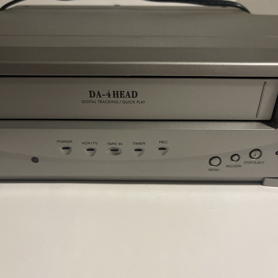 Emerson VCR EWV404 19 Micron DA-4 Head VHS Player Recorder Working | eBay