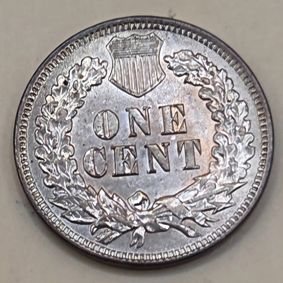 YY217-90 US one cent 1902 GEM Proof Super Bright RED color Free ...
