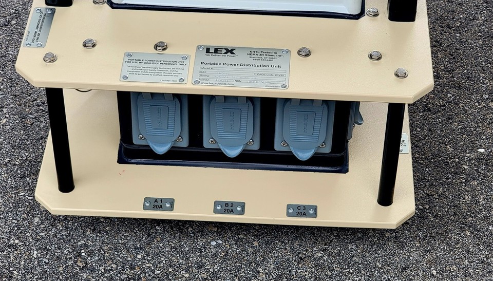 LEX Spider Box DB-30NA-AQQ-S3 Portable Power Distribution 30A 3P | eBay