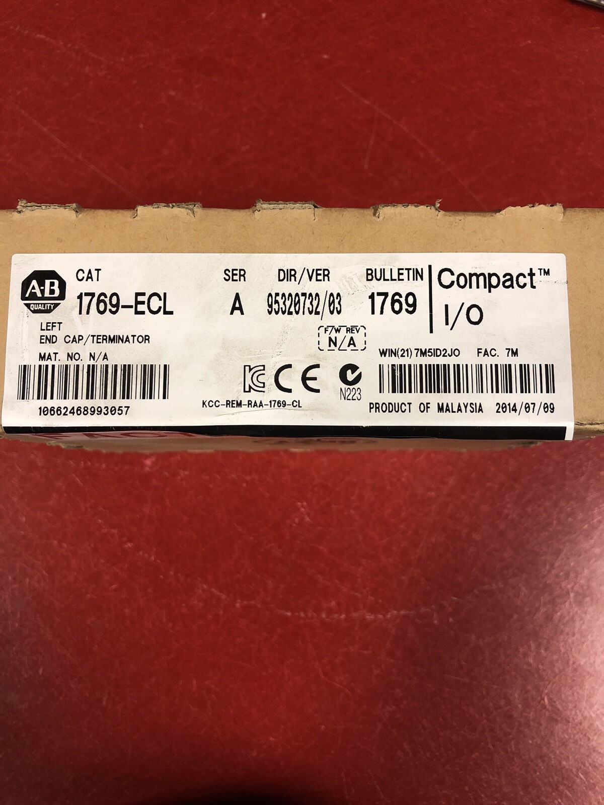 Allen-Bradley 1769-ECL (1769ECL) Industrial Control System for sale ...