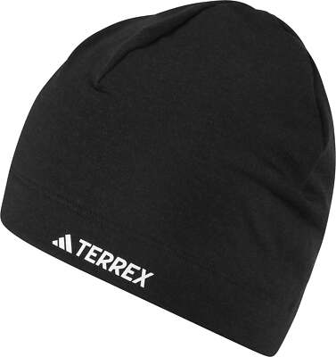 adidas Terrex Merino Light Running Beanie Black Run Hat Mens Womens 3 ...
