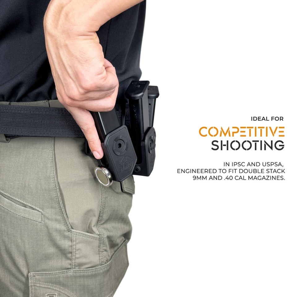 IPSC/USPSA Competition Rig - 1X Belt, 4X Mag Pouches | eBay