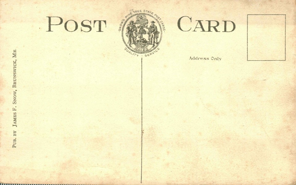 Postcard Portland Maine Portland Observatory ME 1807 Historical ...
