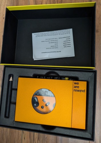 We Are Rewind (SERG / Orange) Portable Bluetooth Cassette Player ...