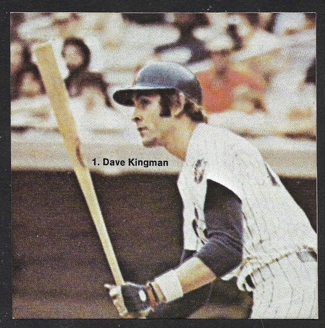 1976 SPORTSTIX Stickers #1 Dave Kingman NEW YORK METS EX A | eBay