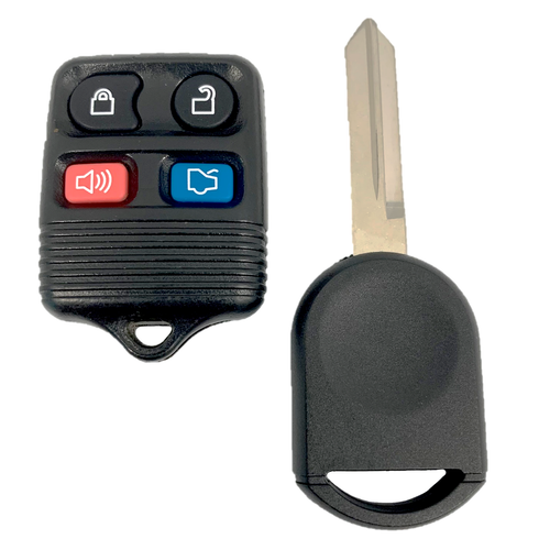 OEM FORD Keyless Remote Fob + Chip Key 4 Button *New Pad Installed ...