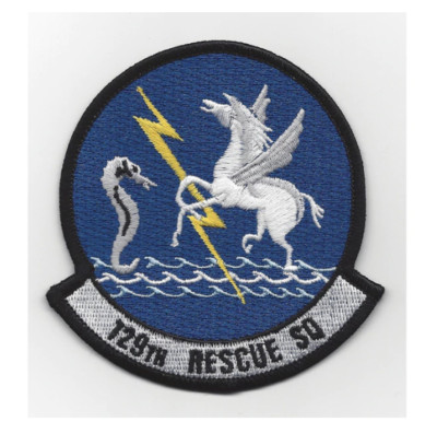 3.5" AIR FORCE 129TH RESCUE SQUADRON EMBROIDERED PATCH | eBay
