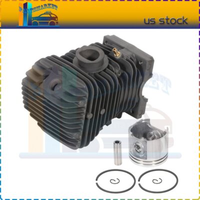 Cylinder Piston Rings Pin Assembly Kit For Stihl 023 025 Ms230 Ms250 42 ...