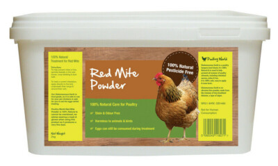 Poultry World Red Mite Powder 2kg - Diatomaceous Earth, Chicken, Lice ...