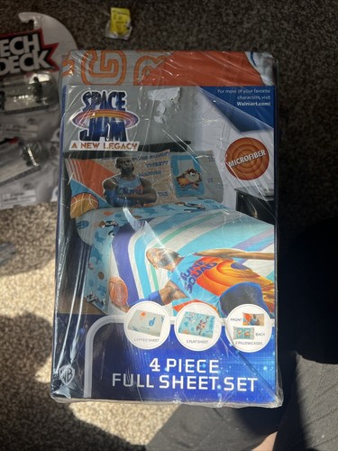 Space Jam A NEW LEGACY 4 PC Full Bedding Sheet Set | eBay